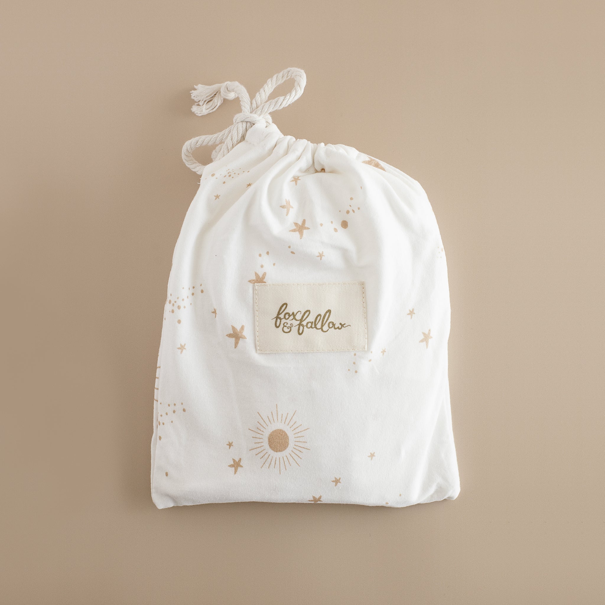 Constellation Organic Fitted Bassinet Sheet/Change Pad Cover– Fox & Fallow