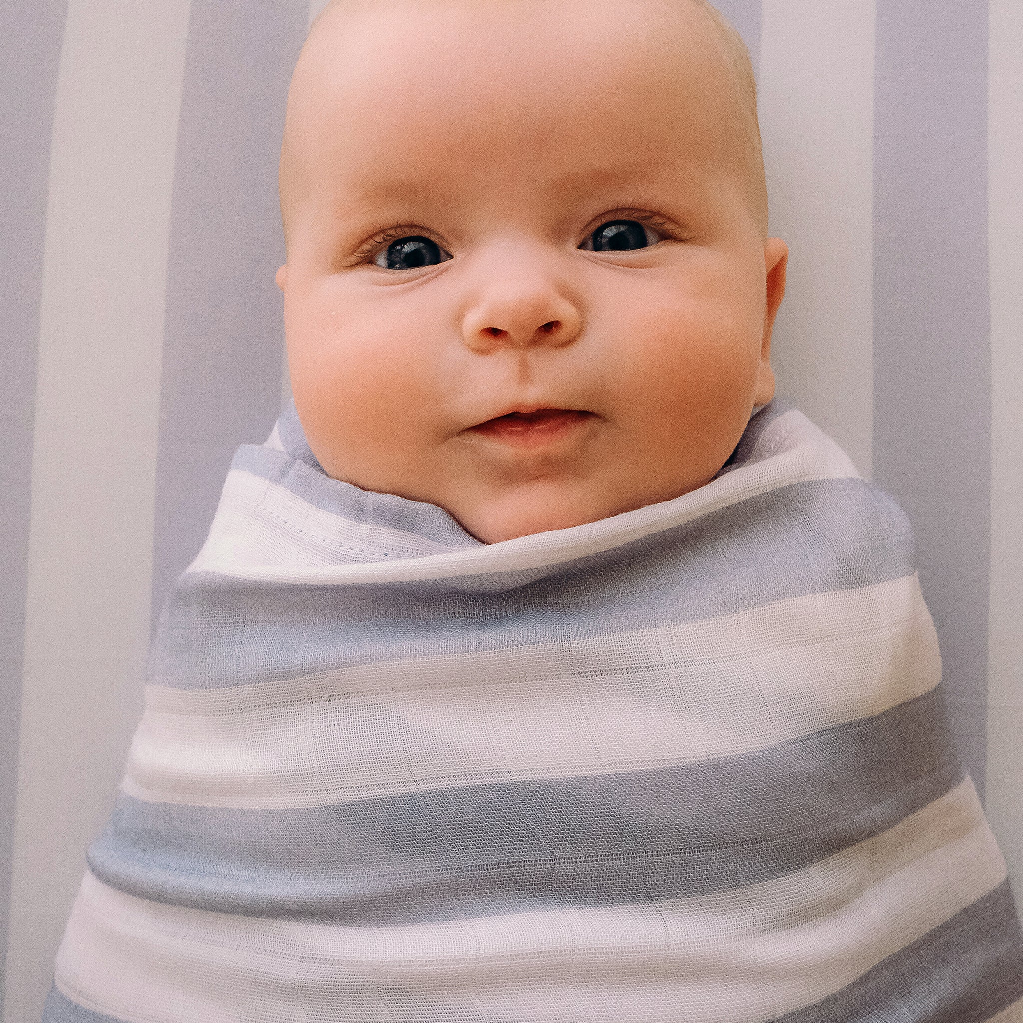 Cloud Stripe Organic Muslin Wrap Swaddle - PRE-ORDER (ARRIVING APRIL ...