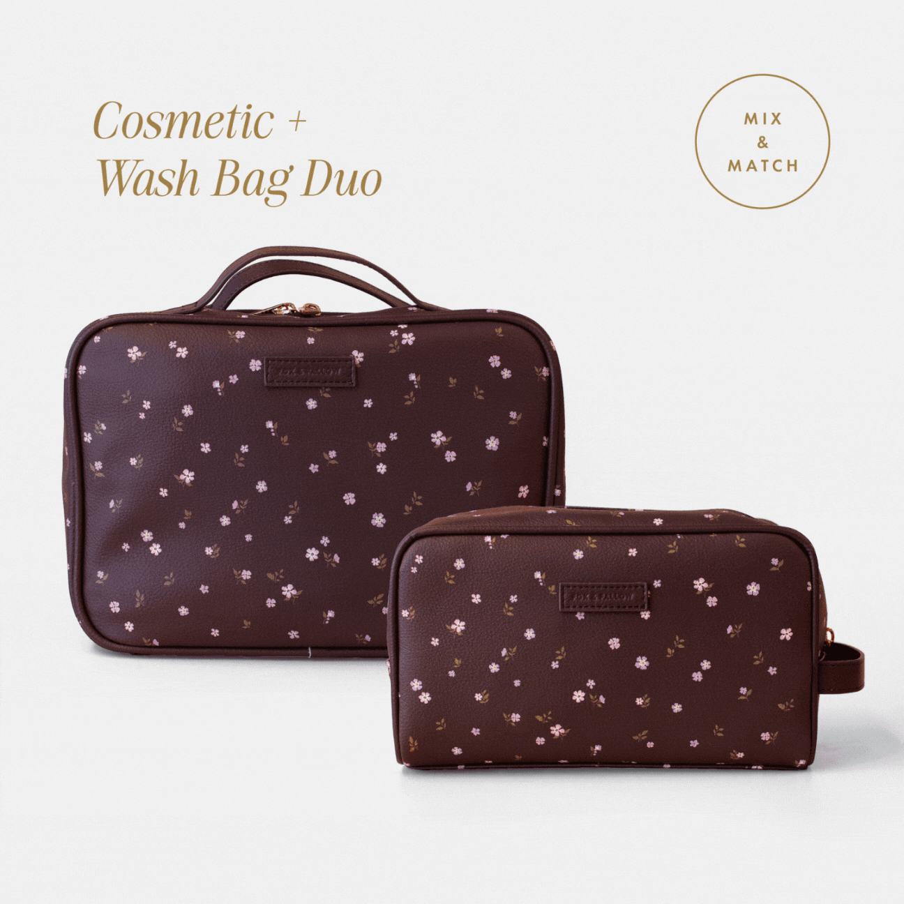 Cosmetic + Wash Bag Duo Bundle – Fox & Fallow