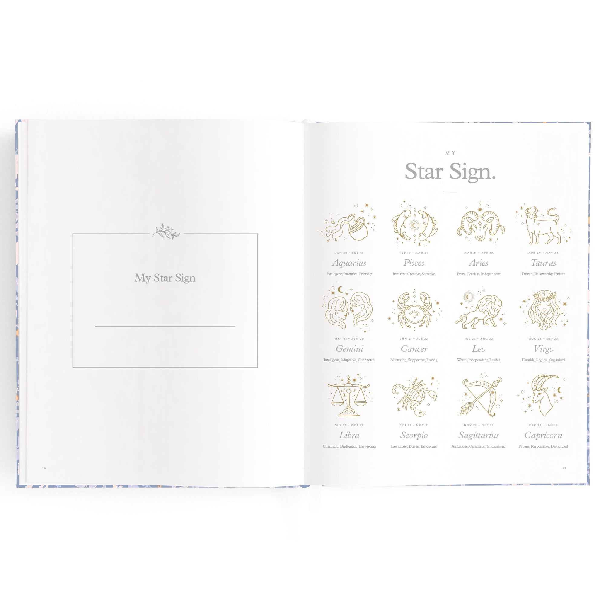 Baby Book Forest Friends Cornflower - Baby Journal Forest Friends ...