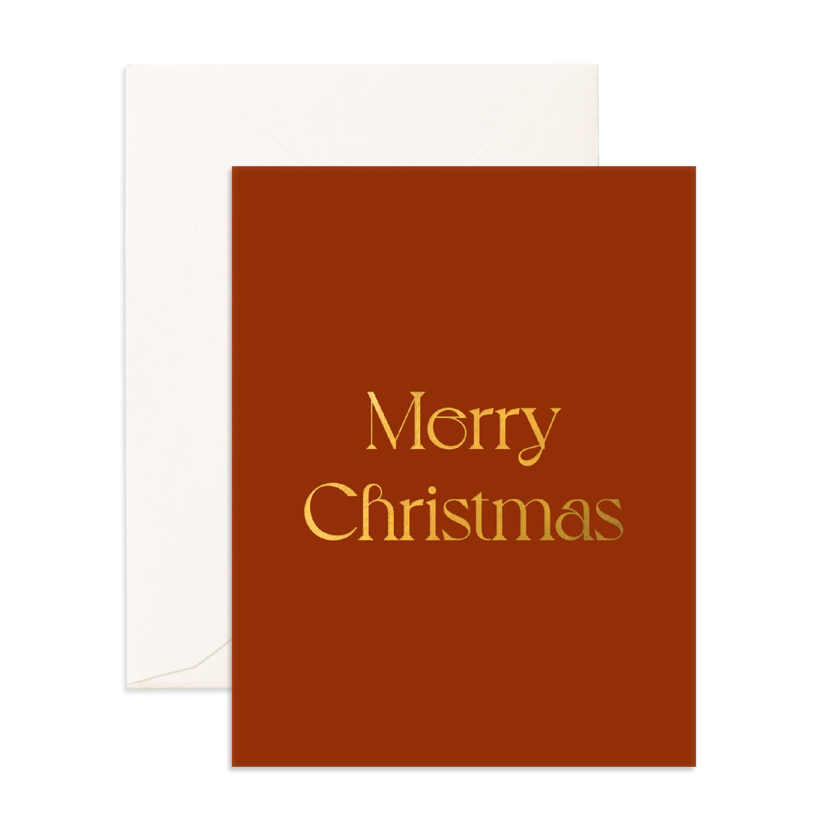 Merry Christmas Crimson Greeting Card– Fox & Fallow