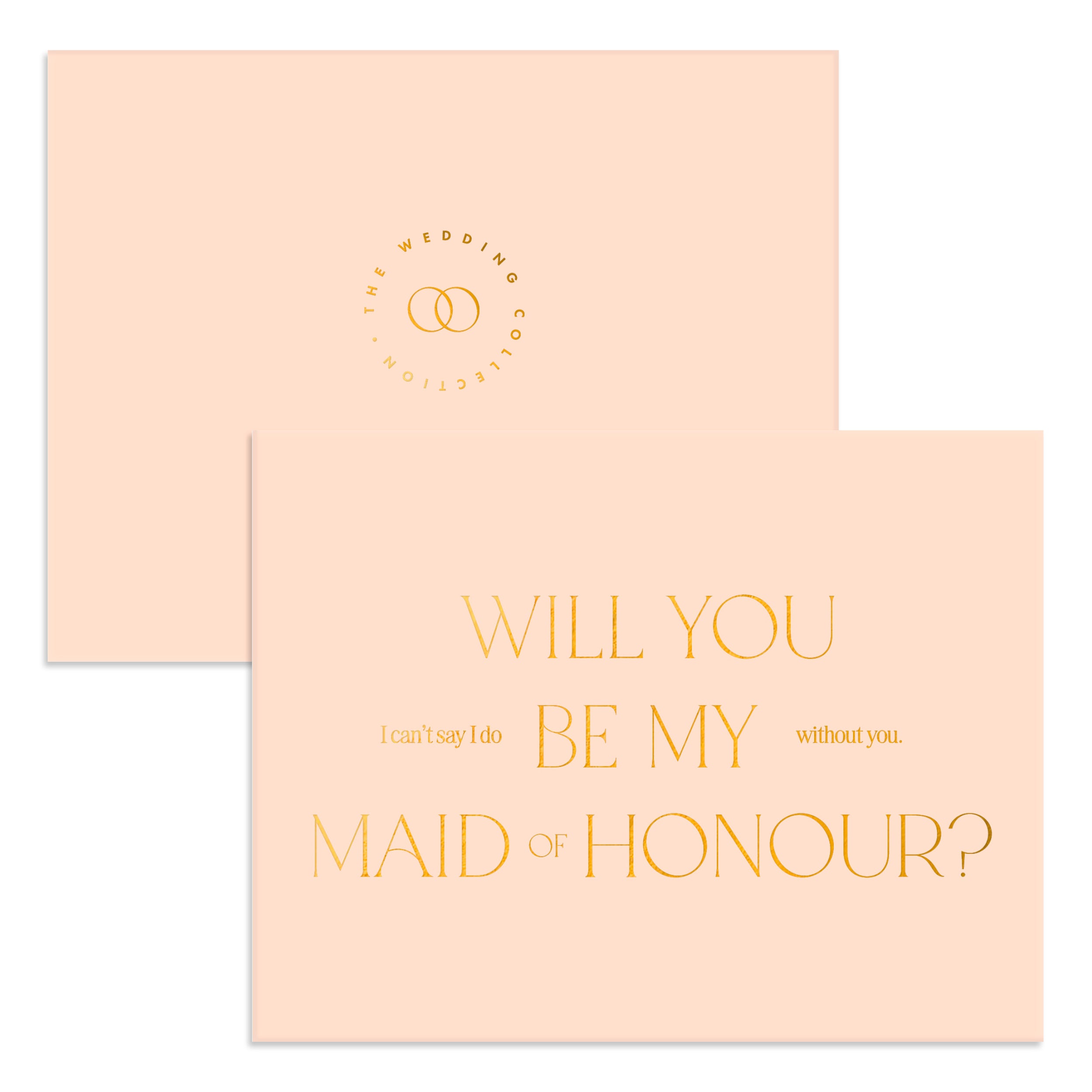 Will You Maid Letter Greeting Card– Fox & Fallow