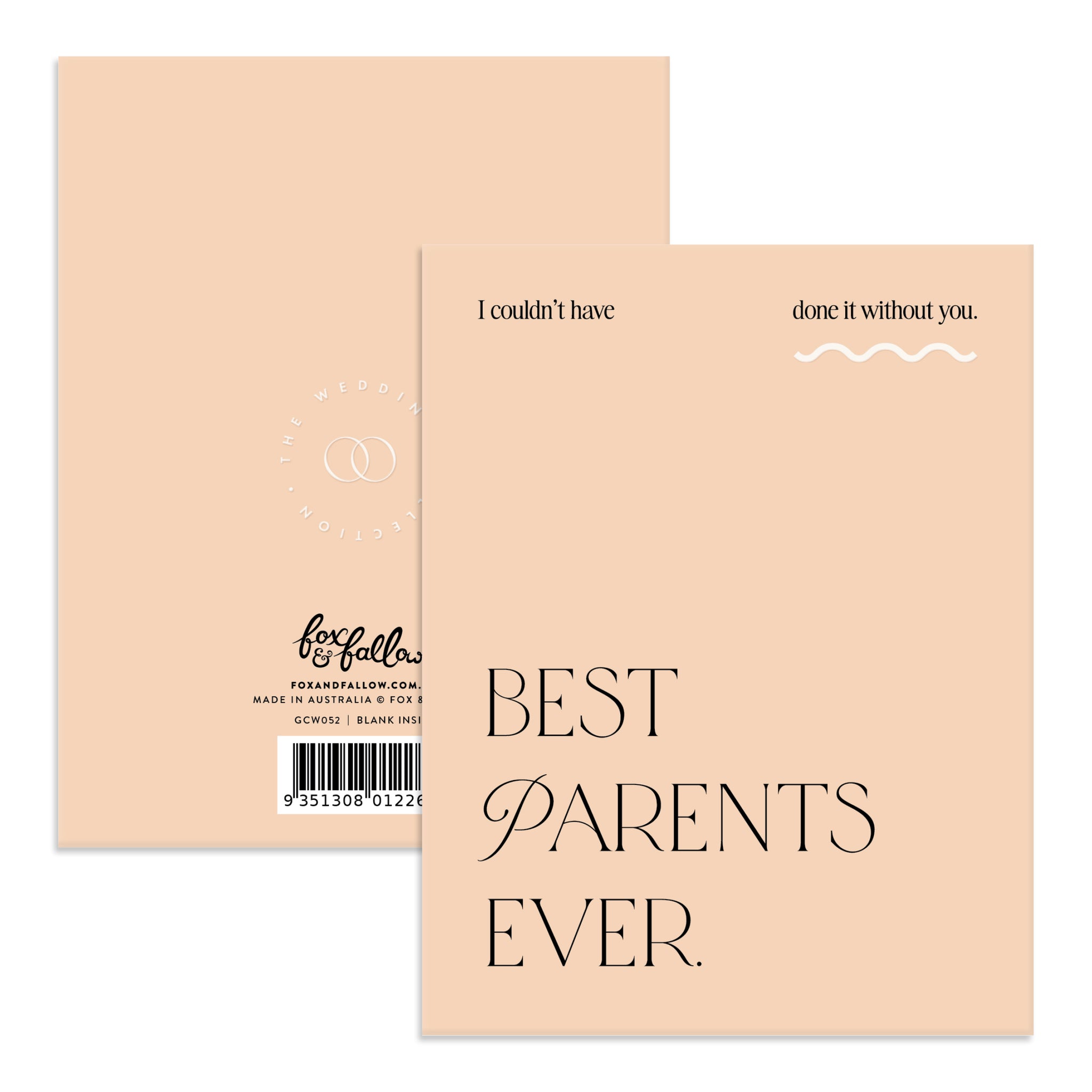 Best Parents Ever Greeting Card– Fox & Fallow