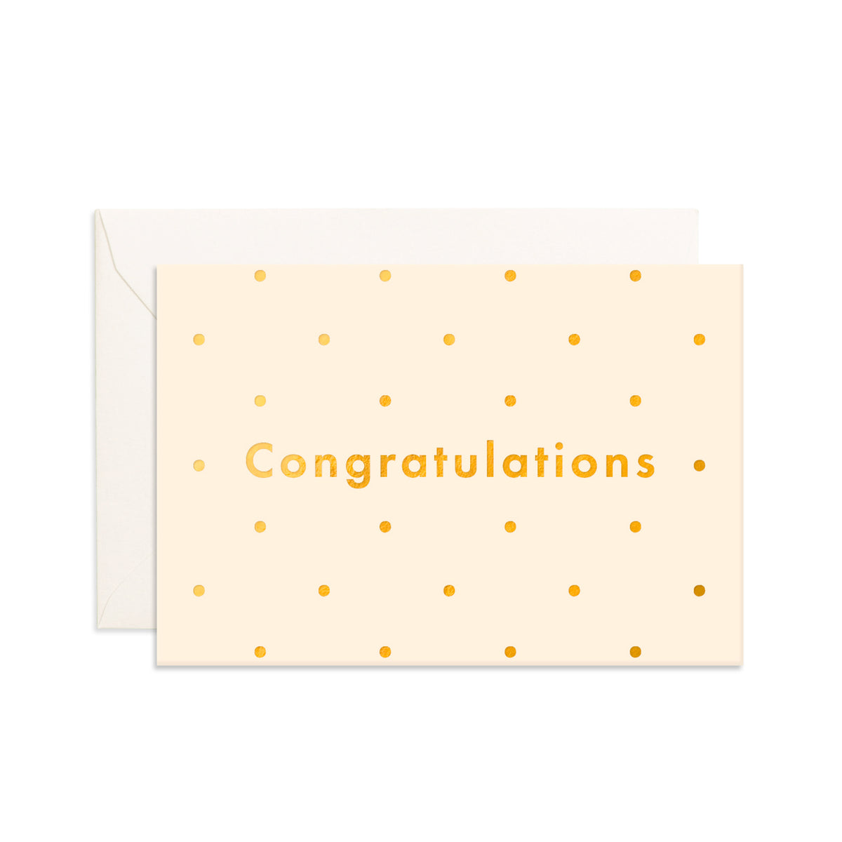 Congratulations Dots Mini Greeting Card– Fox & Fallow