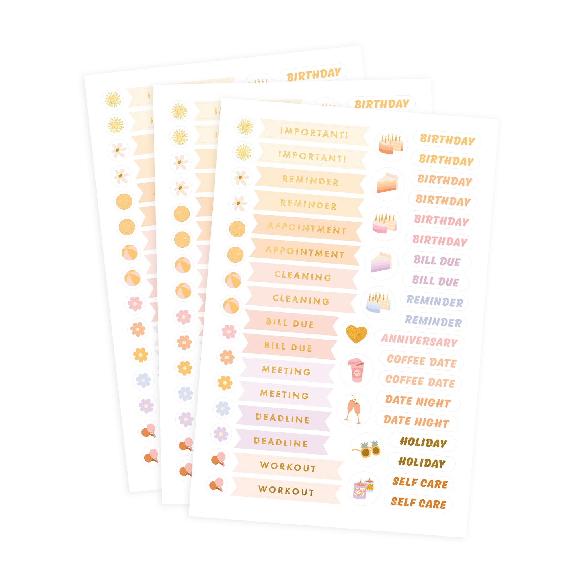 Planner Sticker Set– Fox & Fallow