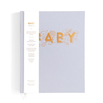Baby Book Grey - Baby Journal Grey– Fox & Fallow