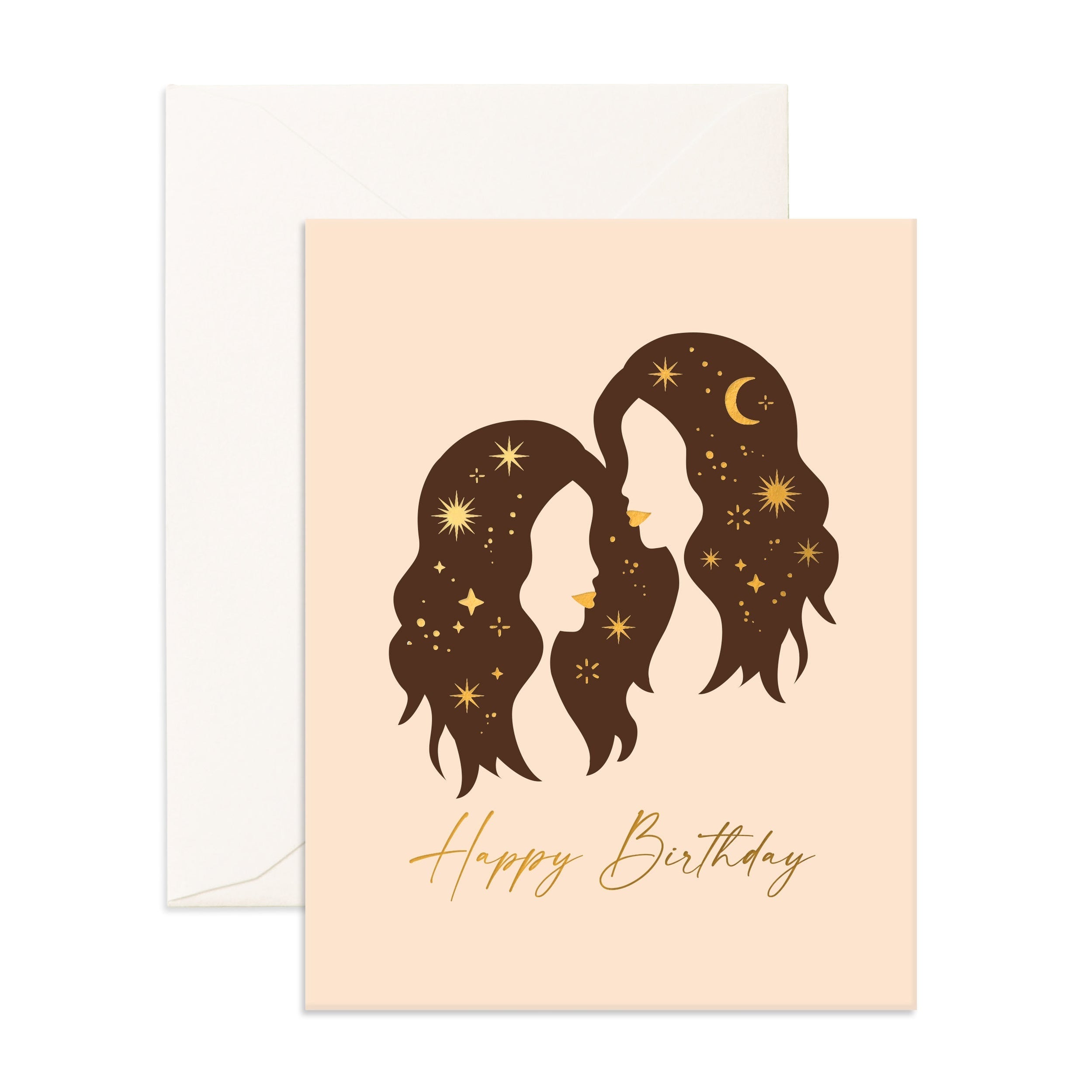 Gemini Greeting Card– Fox & Fallow