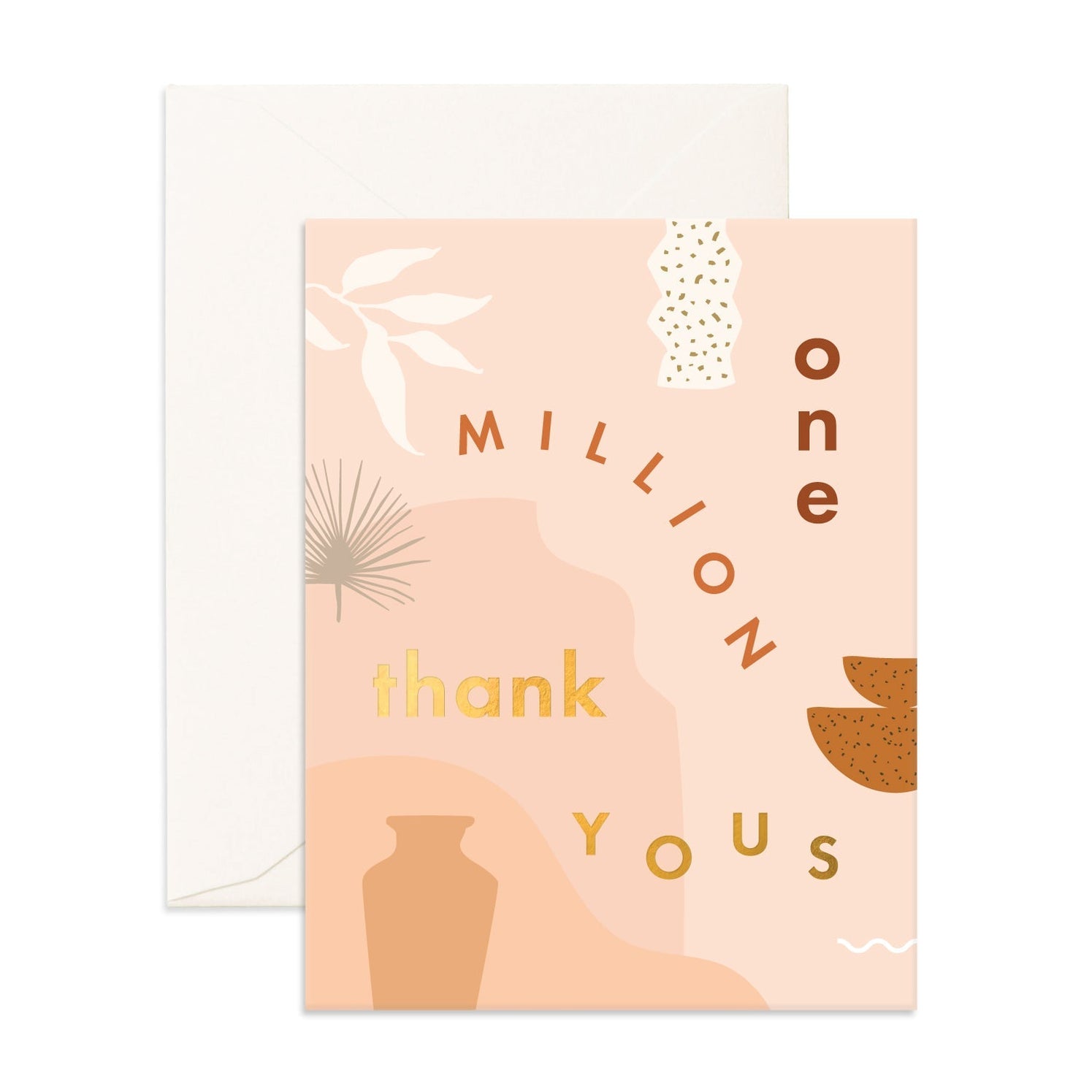 One Million Thank Yous Greeting Card– Fox & Fallow