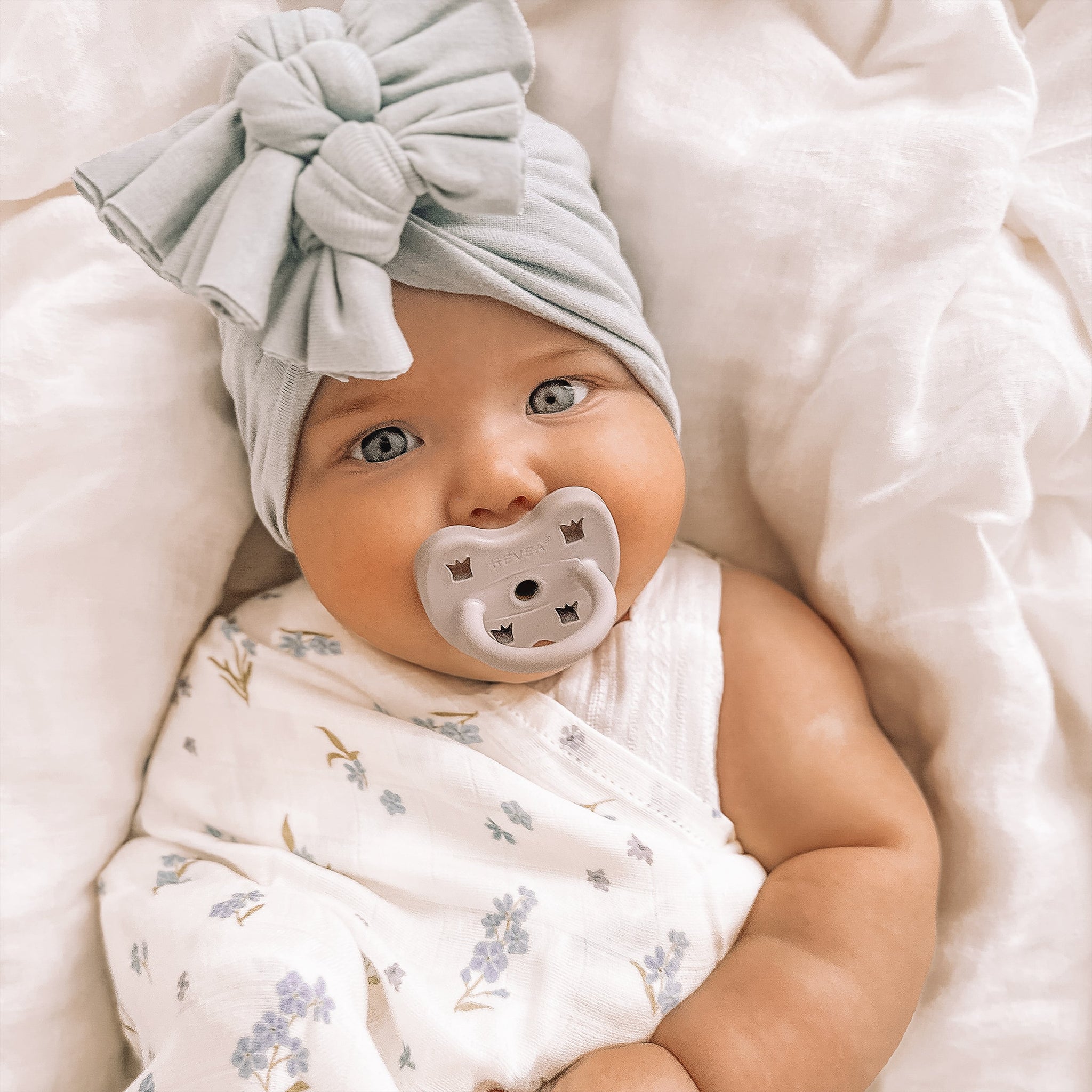 Forget-Me-Not Organic Muslin Wrap Swaddle - PRE-ORDER (ARRIVING LATE-A ...