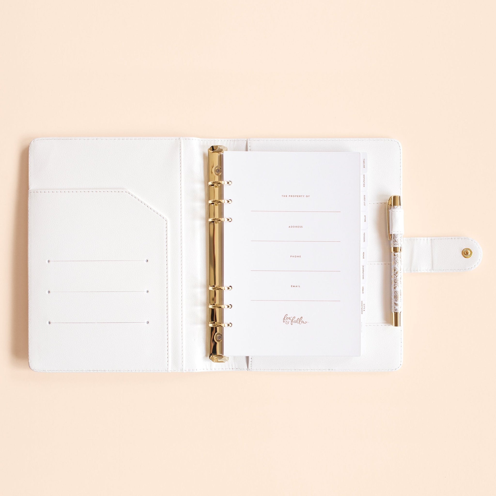 Wedding Planner Luxe Edition - Ivory– Fox & Fallow